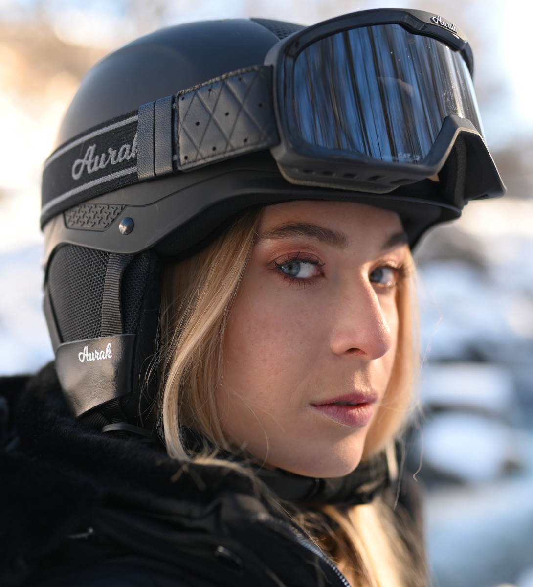 Horizon Black ski helmet | Aurak Protection